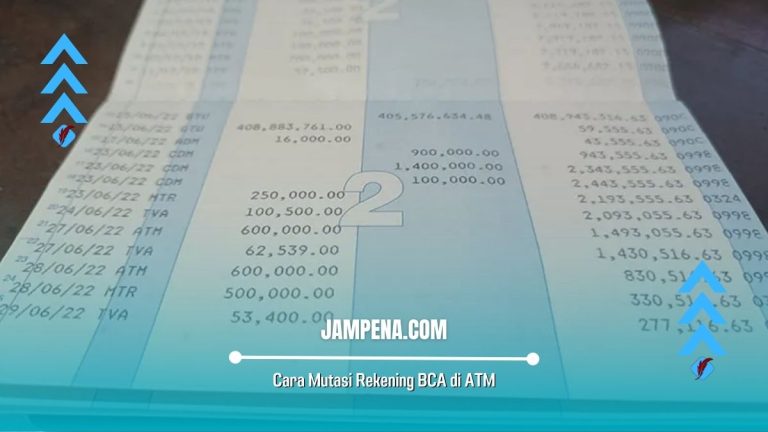 Cara Mutasi Rekening BCA di ATM, M-banking dan KlikBCA